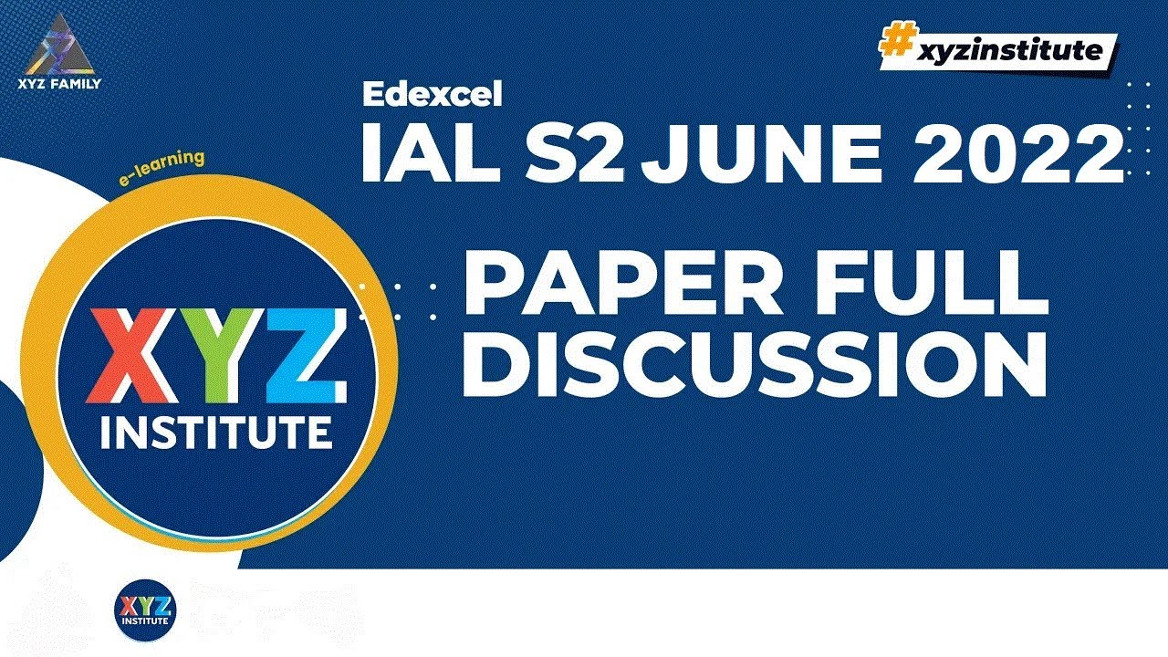 Edexcel S2 June 2022 WST02 IAL Paper Q1 to Q5 - YouTube