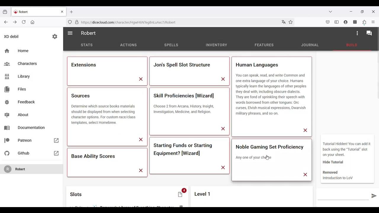 Jak stworzyć kartę postaci do D&D na Dicecloud - YouTube