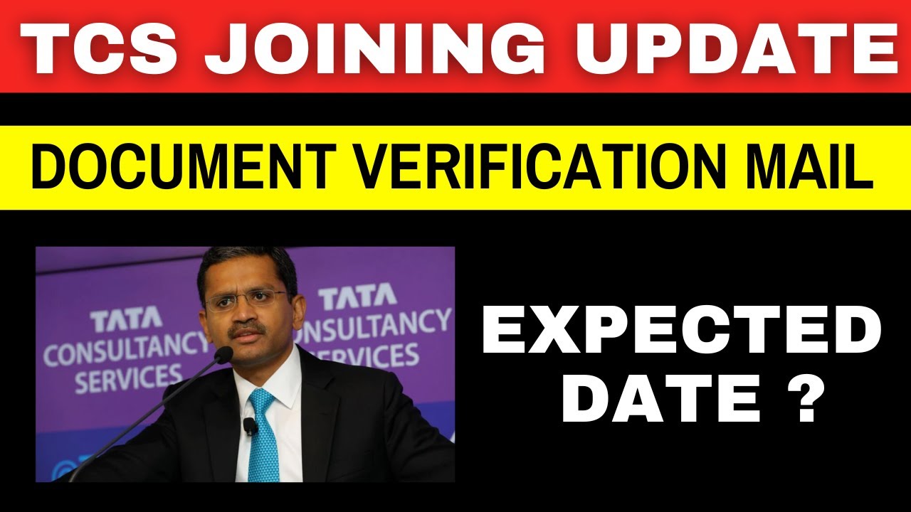 🔴good News From Tcs | Document Verification Process | Joining Letter