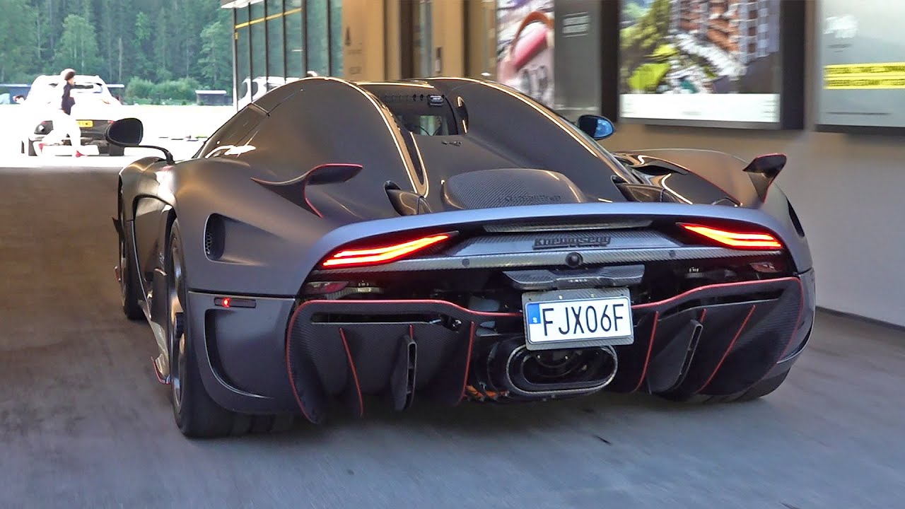 1500HP Koenigsegg Regera w/ Ghost Package going FULL THROTTLE Exhaust ...