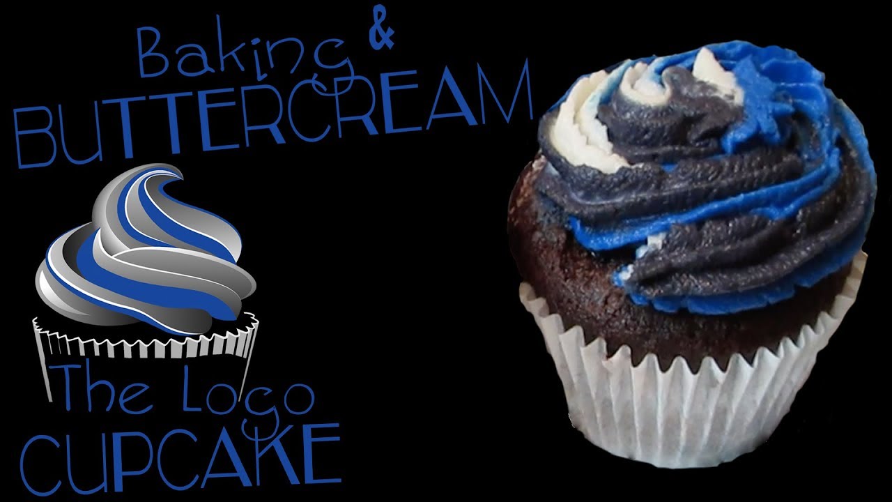 CREATING THE BAKING & BUTTERCREAM LOGO CUPCAKE! - YouTube