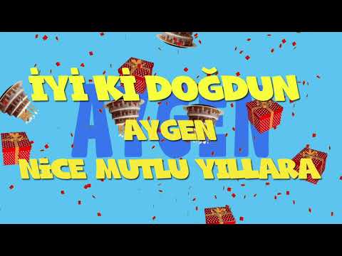 AYGEN - İsme Özel Ankara Havası Doğum Günü Şarkısı