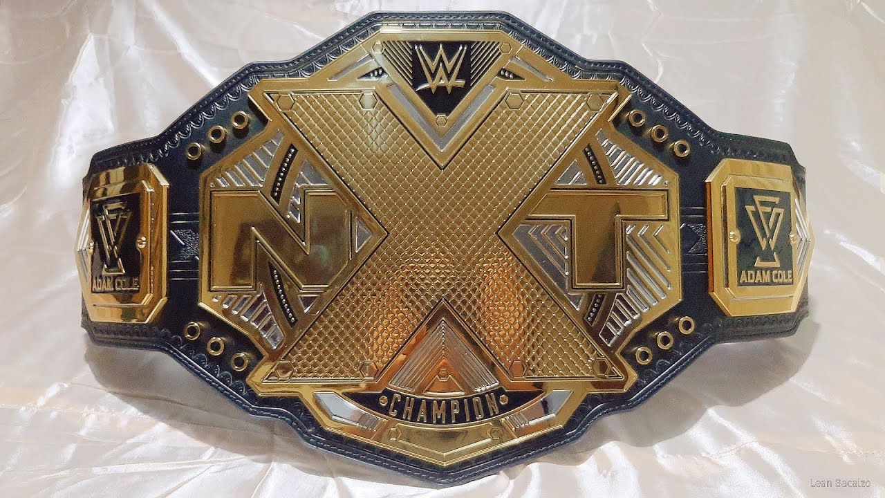 2017 WWE NXT Championship Replica Belt with Adam Cole Side Plates - YouTube
