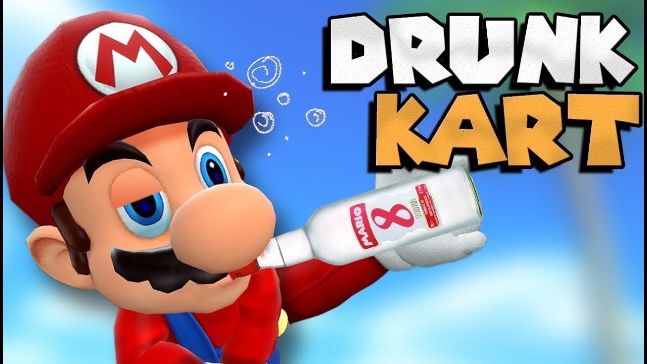 DRUNKIO KART! Mario Kart 8 Gameplay! - YouTube