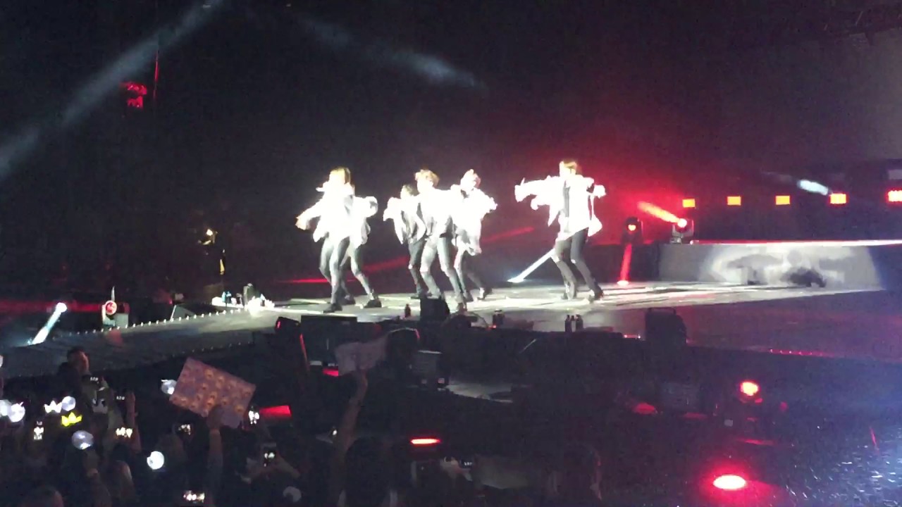 BTS JUNGKOOK MAIN VOCAL'S VOICE POWER "DOPE" WINGS TOUR NEWARK 032317 ...