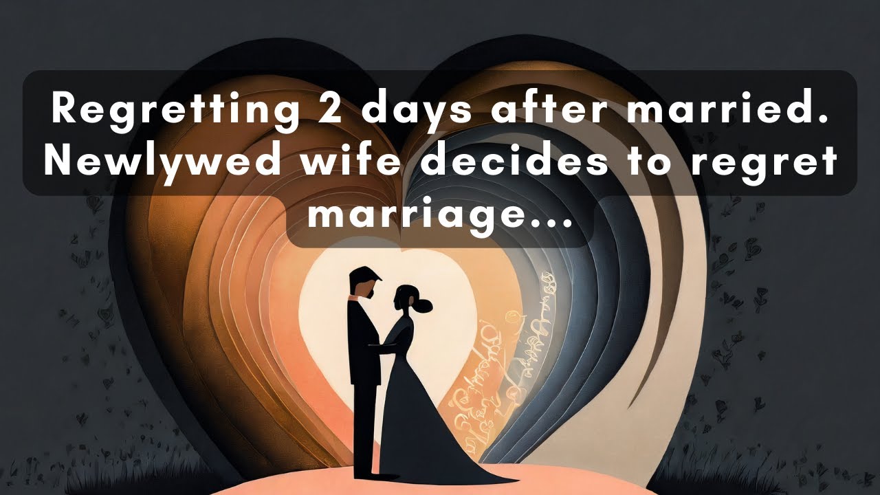 221 - Regretting 2 days after getting married. Newlywed wife regret ...
