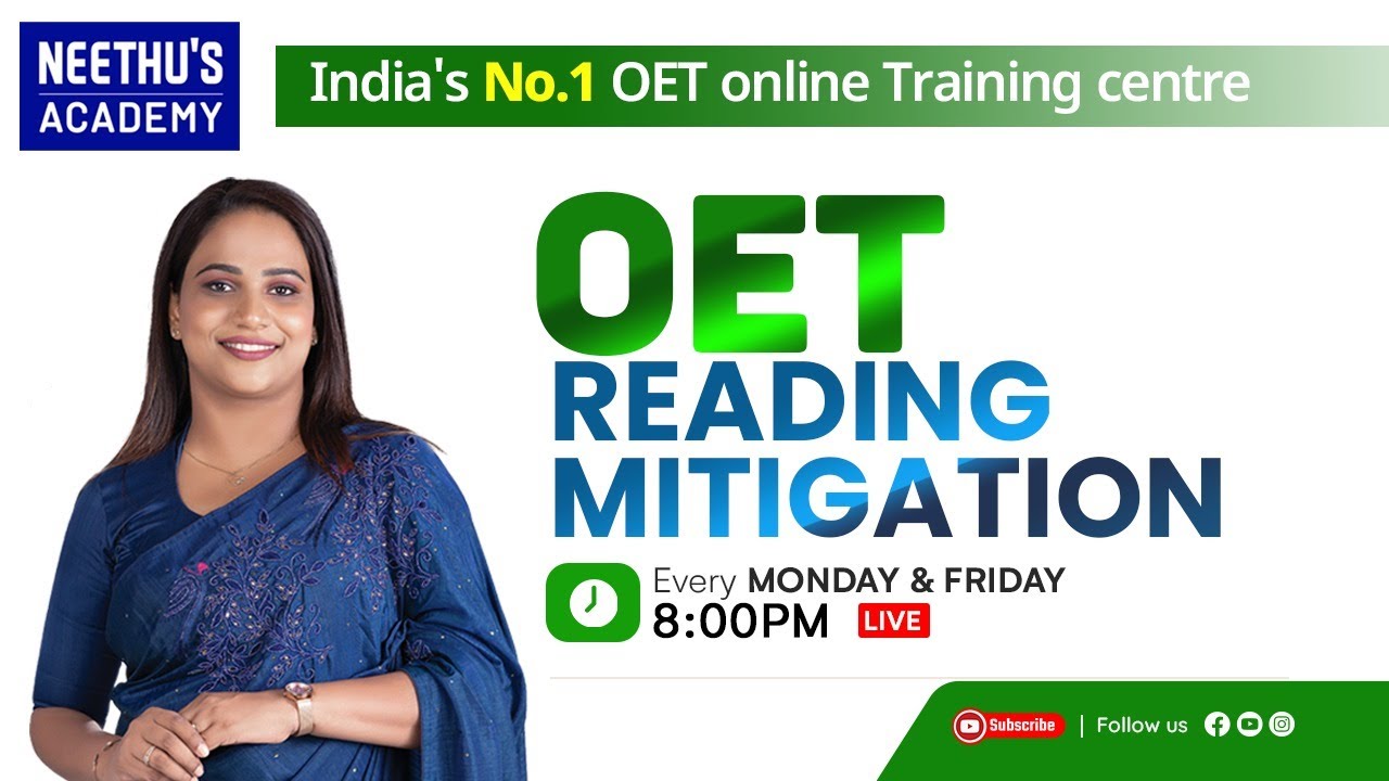 OET Reading - ൽ 20/20 കിട്ടാനുള്ള എളുപ്പവഴികൾ ! - YouTube