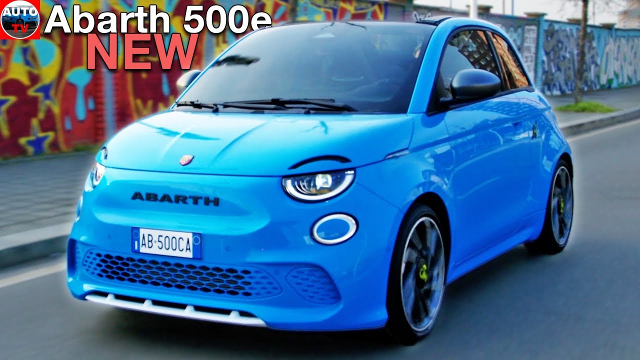NEW 2023 Abarth 500e in Blue - YouTube