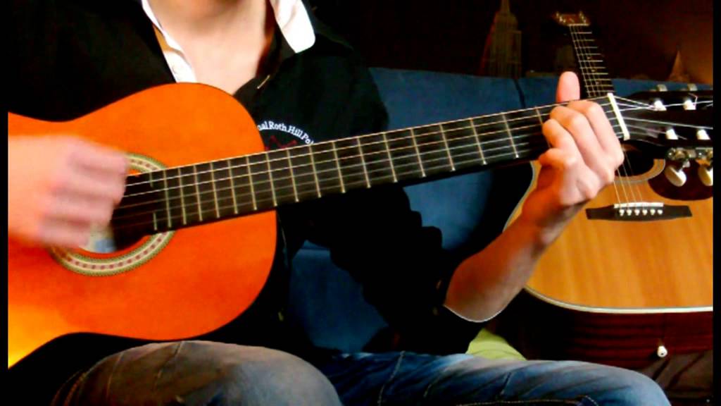 Gabriel - Johnny Hallyday guitare leçon - YouTube