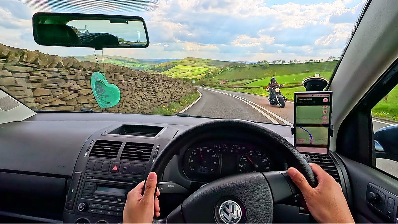 POV: 68 Horespower 2007 VW Polo drive into the mountain roads (Peak ...