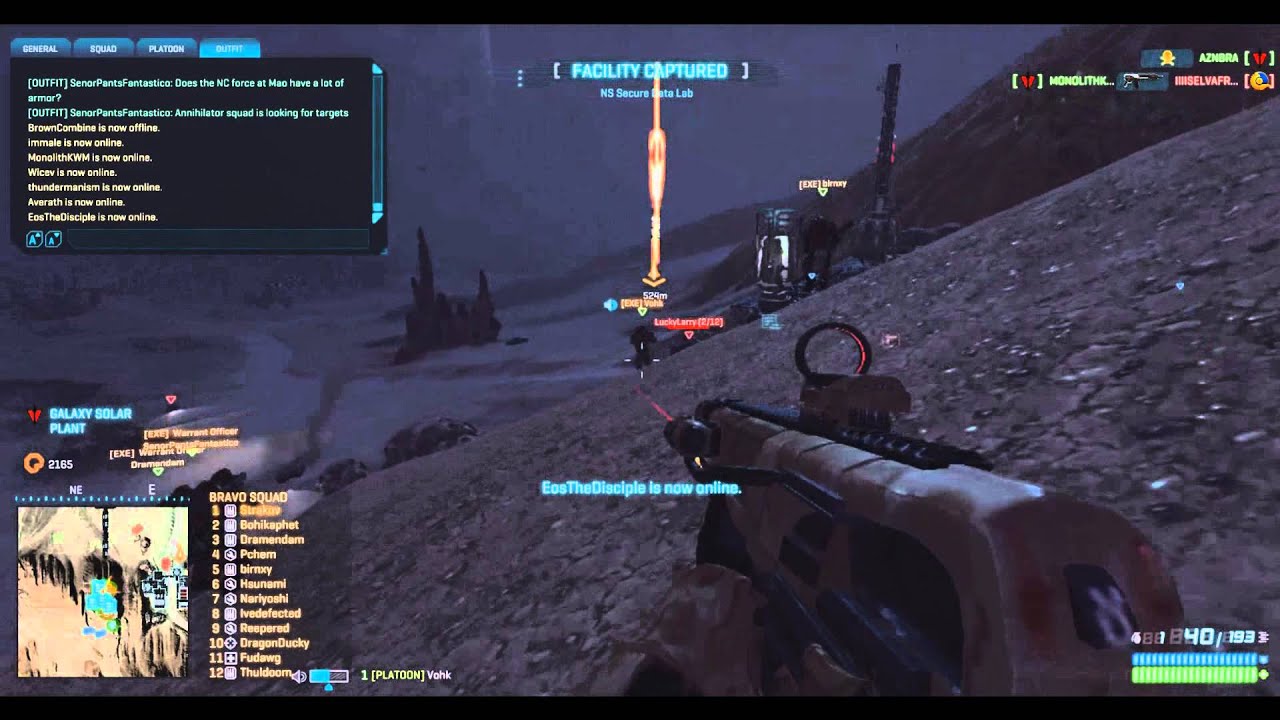 Planetside 2 - EXE Lancer Squad - YouTube
