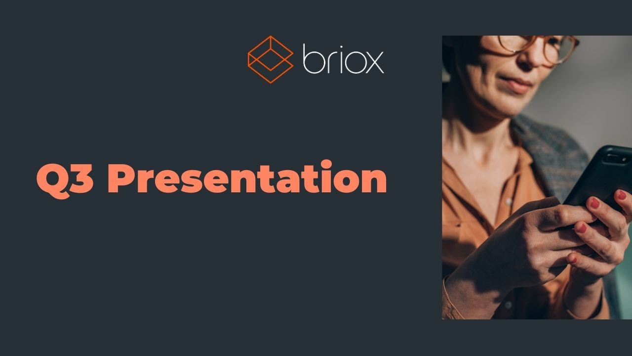 Briox - Q3 Presentation 2024 - YouTube
