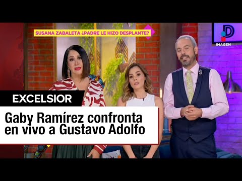Gaby Ramírez confronta en vivo a Gustavo Adolfo Infante por un comentario