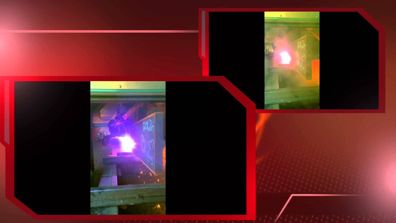 Huge W14x311 beams for NAU Student and Academic Service Building - YouTube