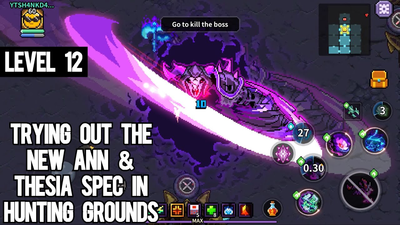 TRYING OUT THE NEW ANN & THESIA SPEC IN HUNTING GROUNDS (LEVEL 12) | MY ...