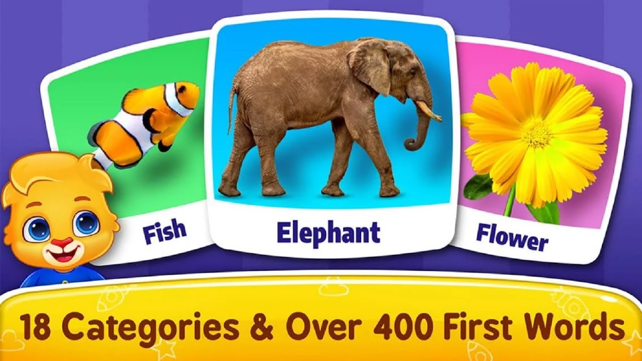 BABY GAMES FIRST WORDS IN ENGLISH FOR TODDLERS ANIMALS ANDROID ...