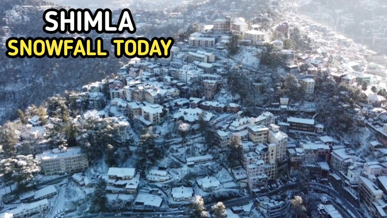 shimla today | shimla snowfall today | shimla snowfall update | shimla ...