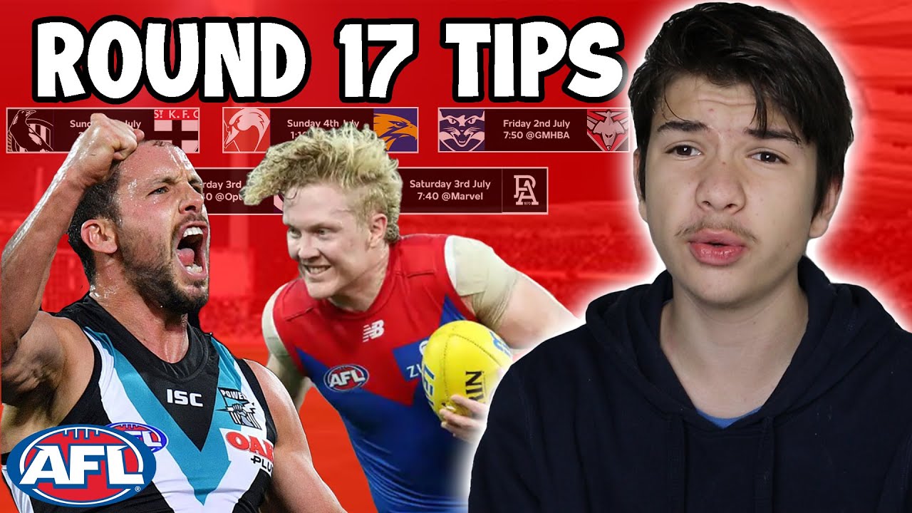 Round 17 AFL Tips + Predictions 2021 - YouTube