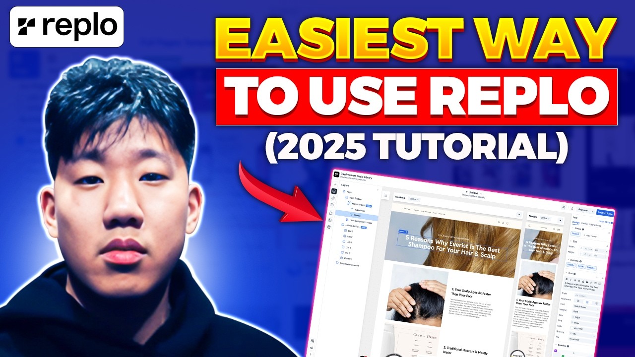 How to Start Building With Replo Today (Beginner Shopify Tutorial ...