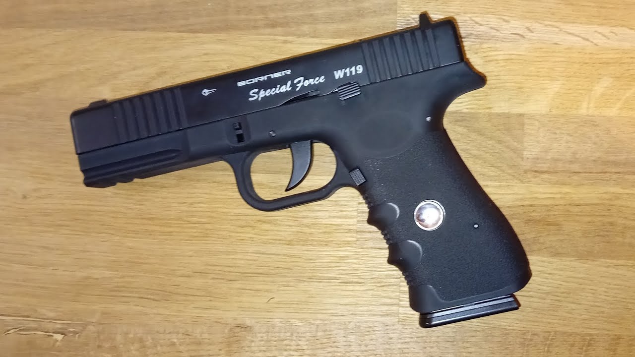 Borner Special Force W119 co2 bb gun 4.5mm unboxing review - YouTube