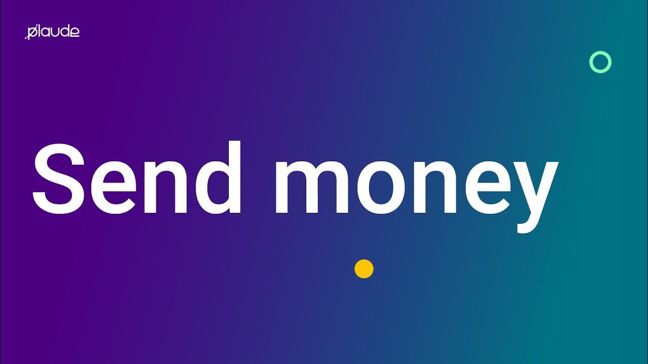 Plaude, send money demo - YouTube