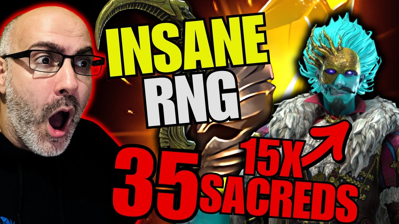 Crazy RNG! 15X FABIAN, All My Sacred's😱 | Raid: Shadow Legends - YouTube
