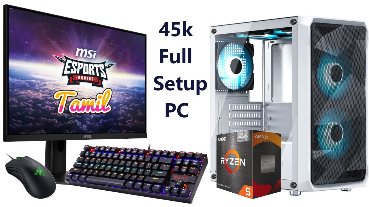 45k Full Setup Gaming & Editing PC - YouTube