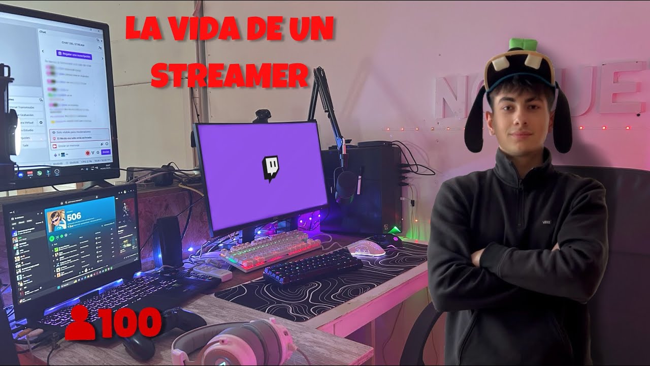 ASÍ es mi VIDA como STREAMER pequeño‼️ *ganancias, espectadores, setup ...