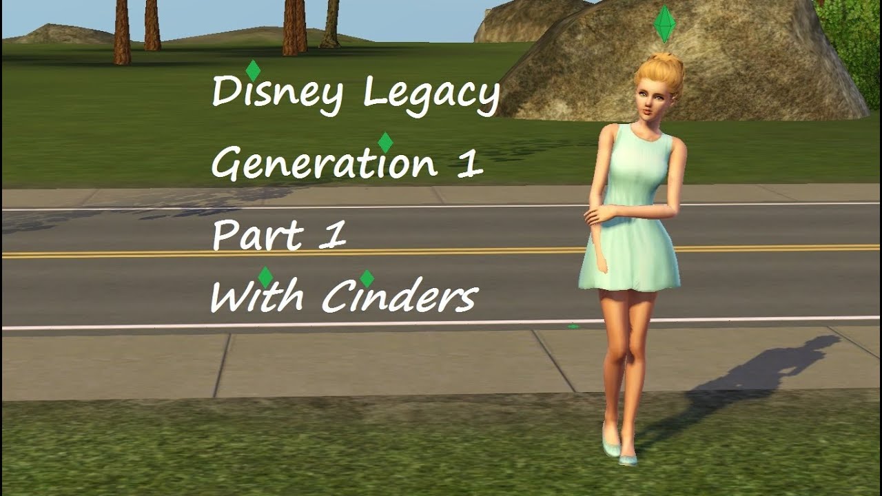 Sims 3 Disney legacy- generation 1- Part 1-Create a sim - YouTube