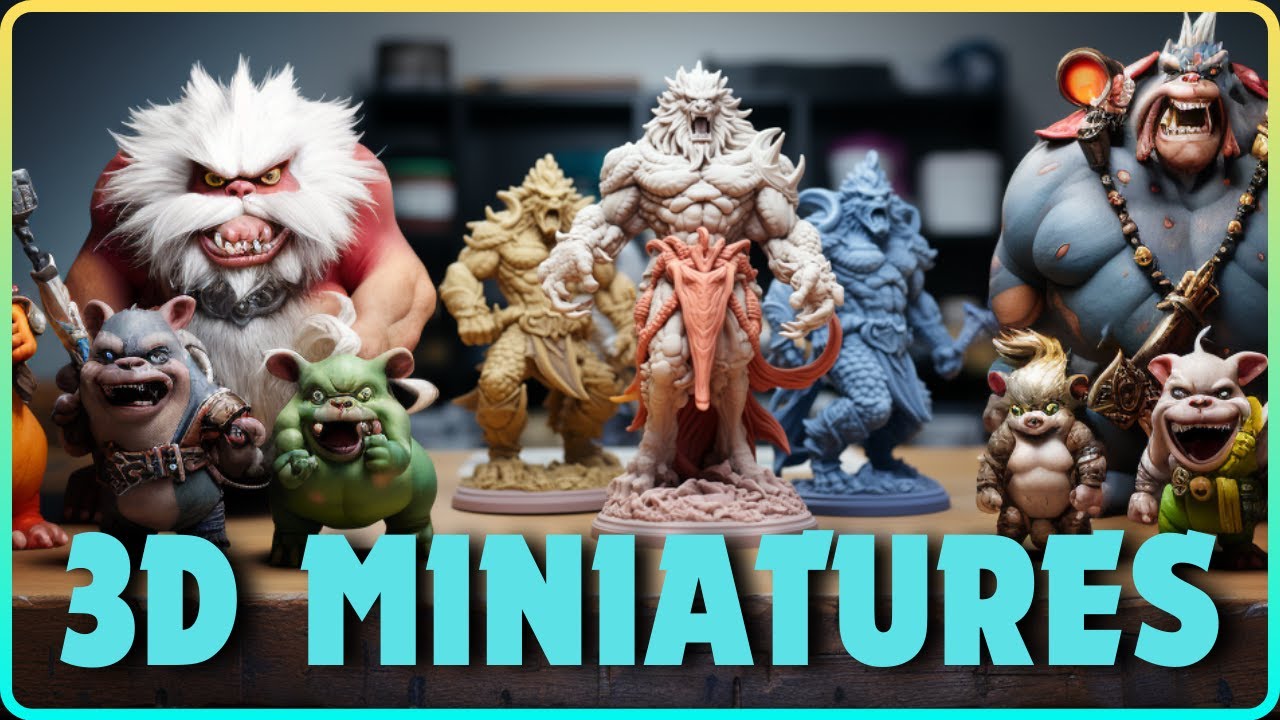 The Dark Secrets of Making Shocking Miniatures with a 3D Printer | 3D ...
