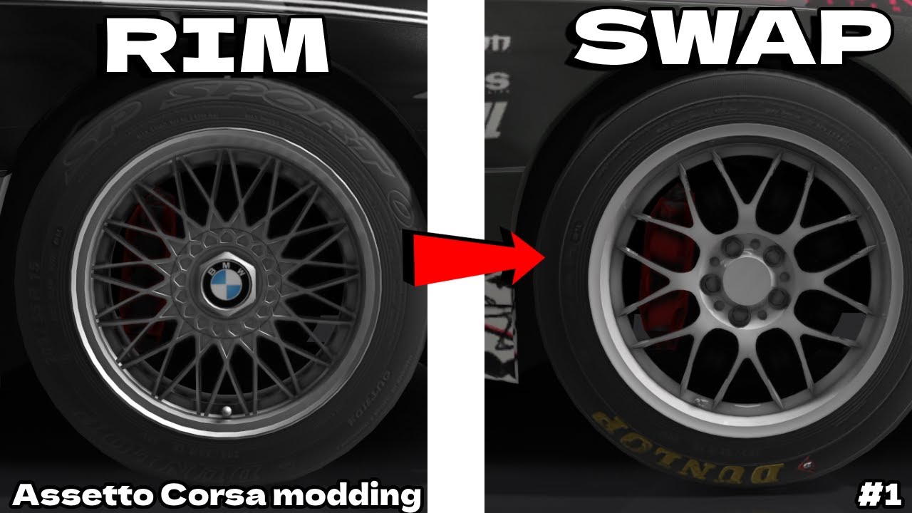 Assetto corsa Modding #1 | Rims swap - YouTube