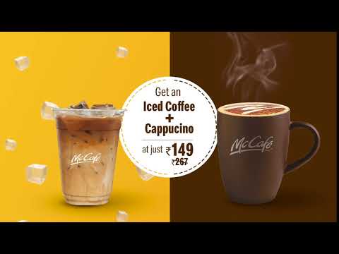 McDonald's McCafe Iced Coffee + Cappuccino @ Rs. 149/ - McDonald's India