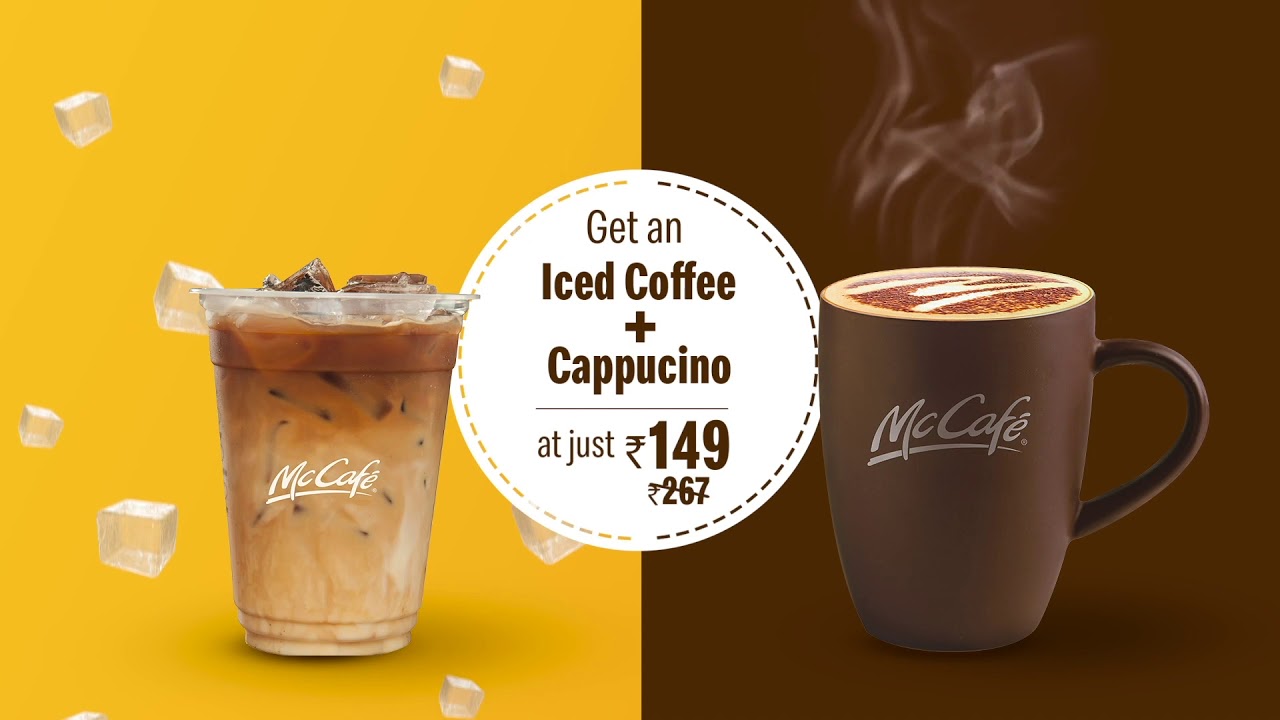 McDonald's McCafe Iced Coffee + Cappuccino @ Rs. 149/ - McDonald's ...