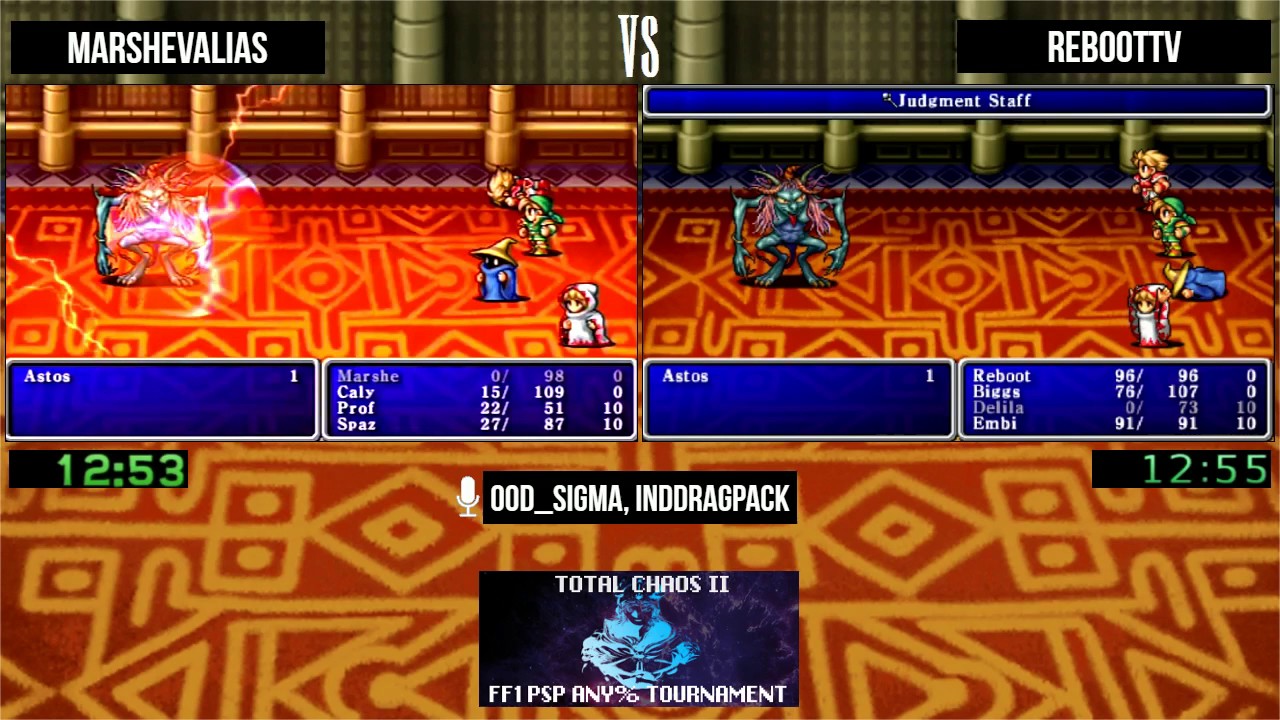MarsheValias vs RebootTV. Final Fantasy PSP Tournament 2017 - YouTube