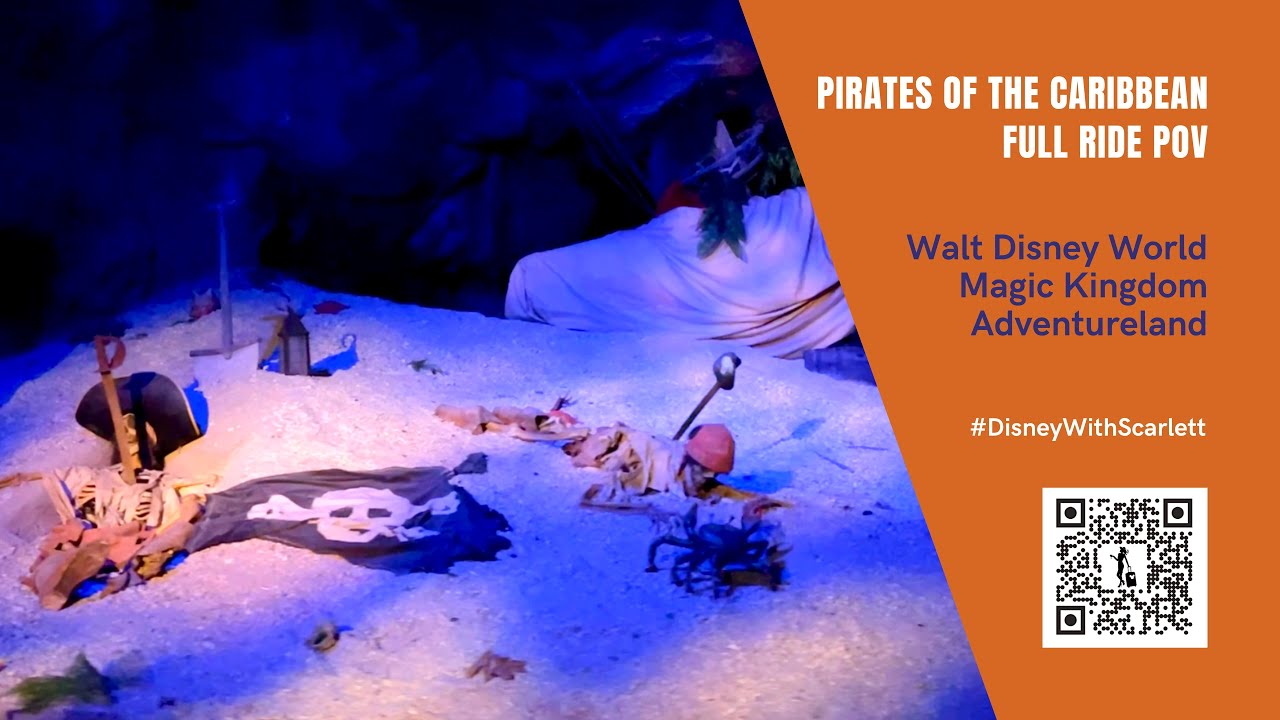 💀 PIRATES OF THE CARIBBEAN • Full Dark RIDE POV • Adventureland ...