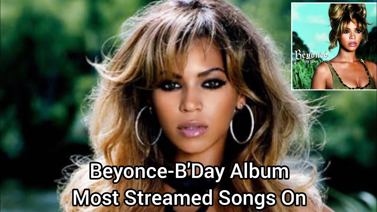 Beyonce-B'Day Album Most Streamed Songs On Spotify - YouTube