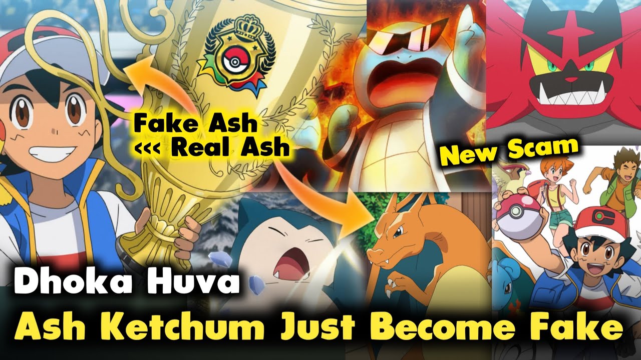 Scam Ho Gaya 💀 Fake Ash Ketchum in Aim to be master 🤧 | Pokemon New ...