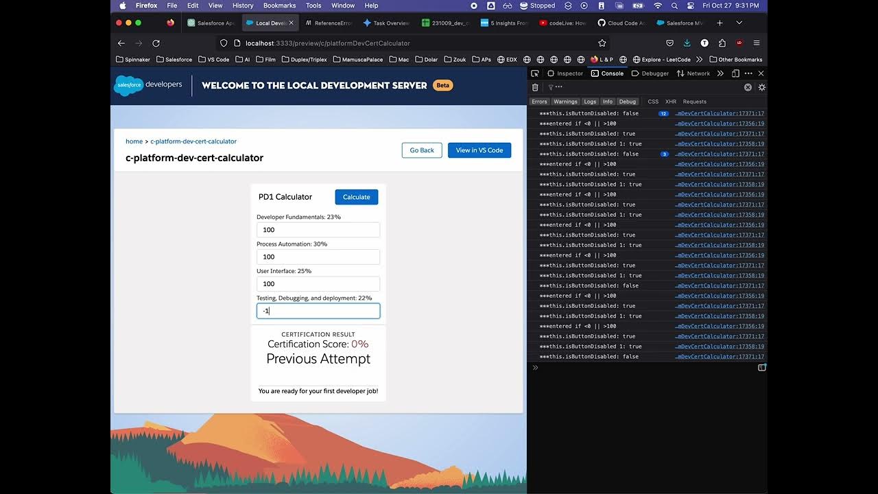 Salesforce LWC PD1 Calculator - @Cloud Code Academy - YouTube