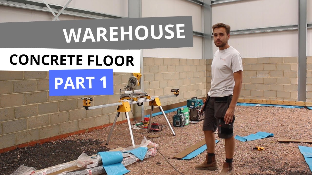 Warehouse Construction - Concrete Floor - Screed Rails & Expansion ...