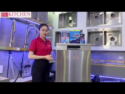 Máy rửa bát Eurosun SMS78EU12ES cao 78cm - YouTube