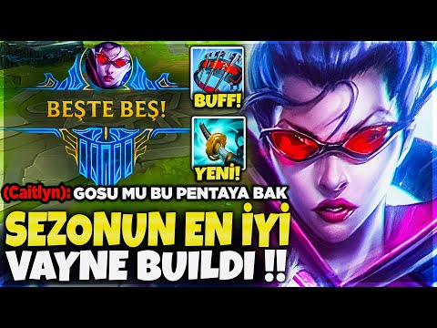 RİOT FARKETMEDEN ACİLEN OYNA !! VAYNE YENİ BUILD PENTA !!