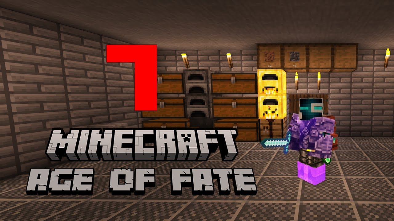 🧊 MINECRAFT: AGE OF FATE #7 - COSTRUIAMO CASA - YouTube