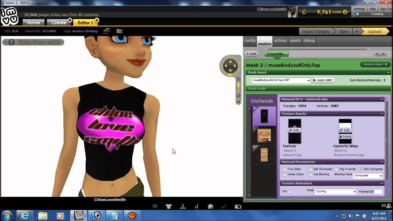 Opacity Maps Tutorial for IMVU - YouTube
