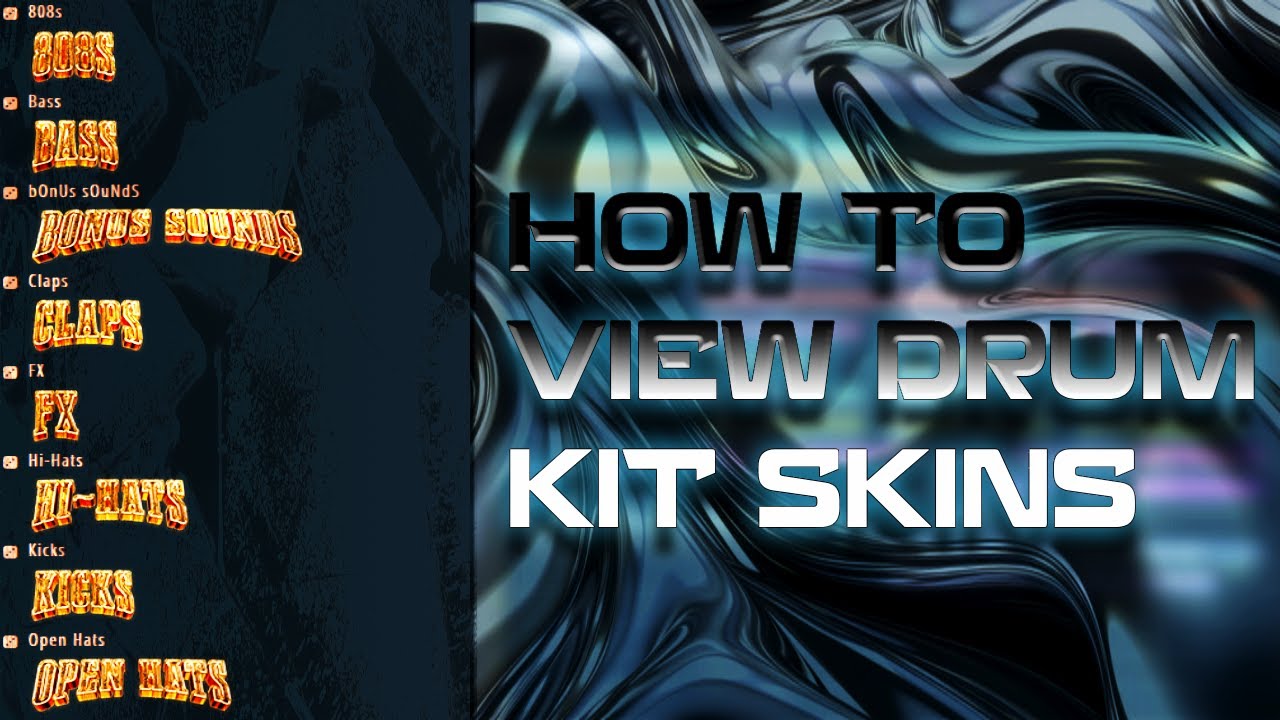 How To View Your Drum Kit Skins [ FL Studio Tutorial ] - YouTube