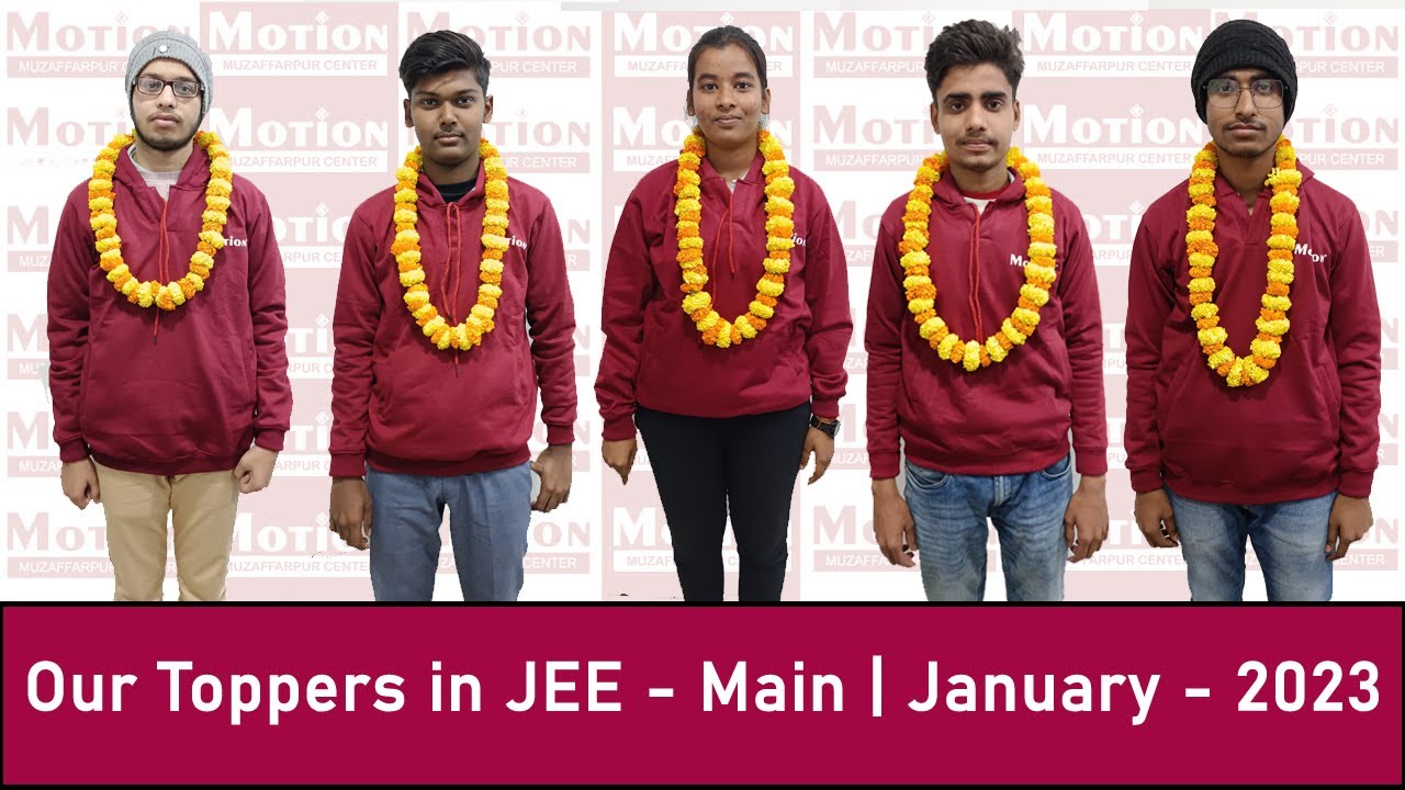 JEE Main Topper 2023🔥 | 1st Attempt Result | #motion_muzaffarpur #jee # ...