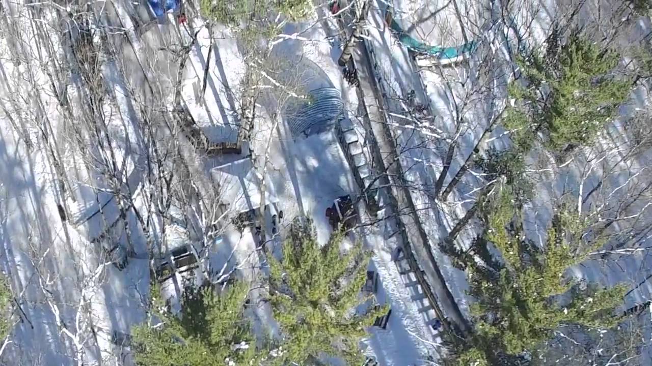 A Bird's Eye View of Muskegon Winter Sports Complex - YouTube
