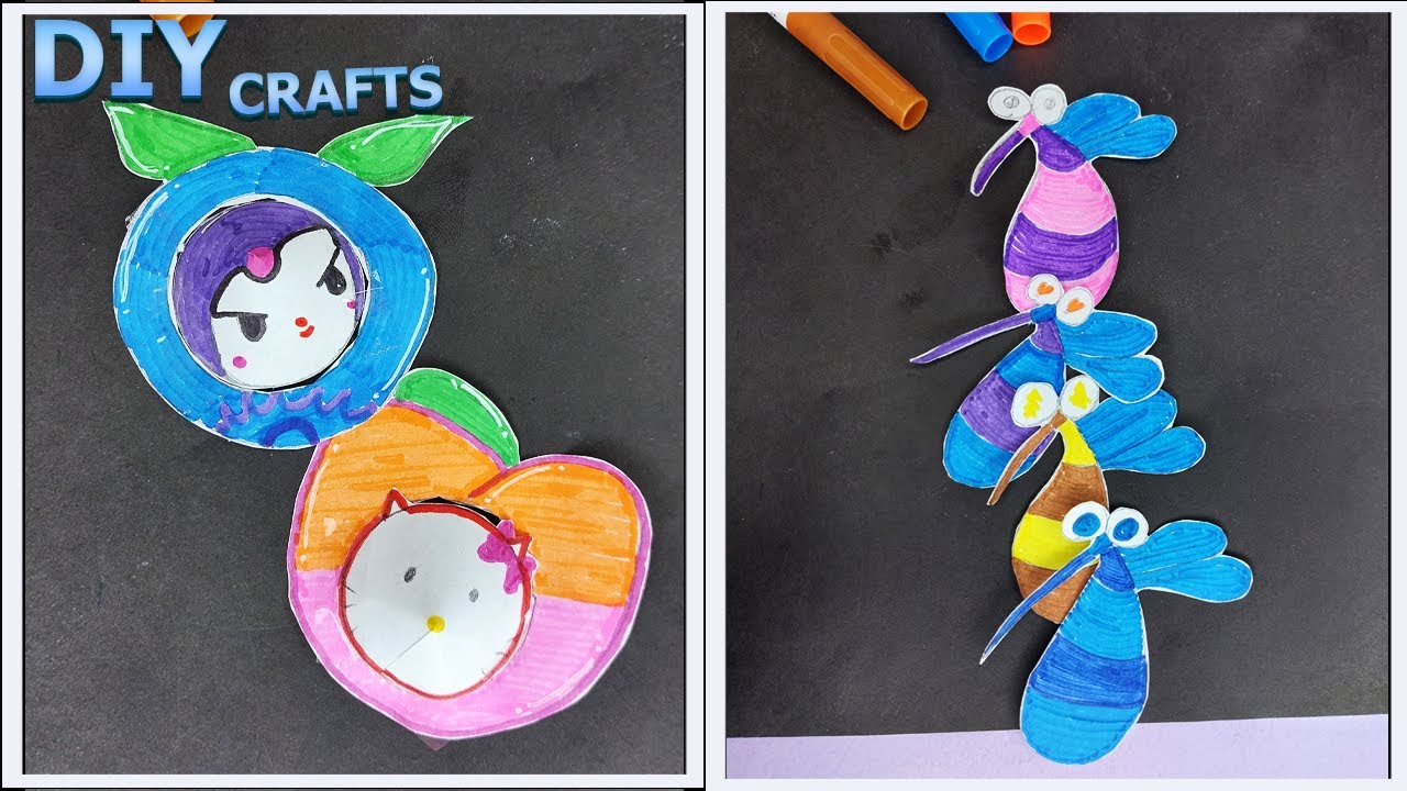 how to make Paper craft/Easy craft ideas/ miniature craft / how to make ...