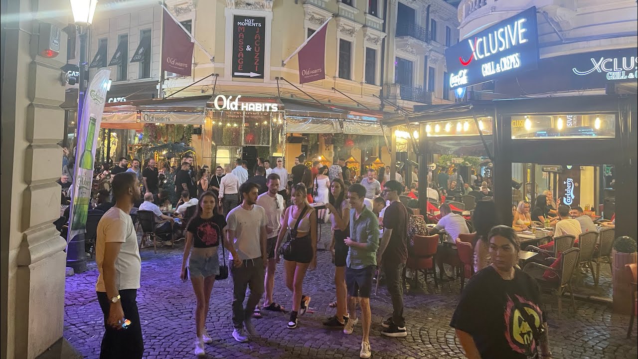 Bucharest Nightlife | Romania [4K] 🇷🇴 - YouTube