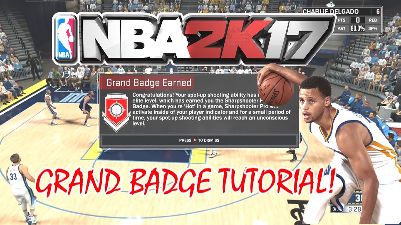 NBA 2K17 | GRAND BADGE TUTORIAL! - YouTube