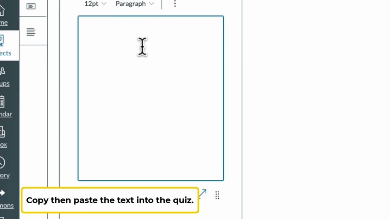 Make a Reading Quiz with New Quizzes in Canvas - YouTube